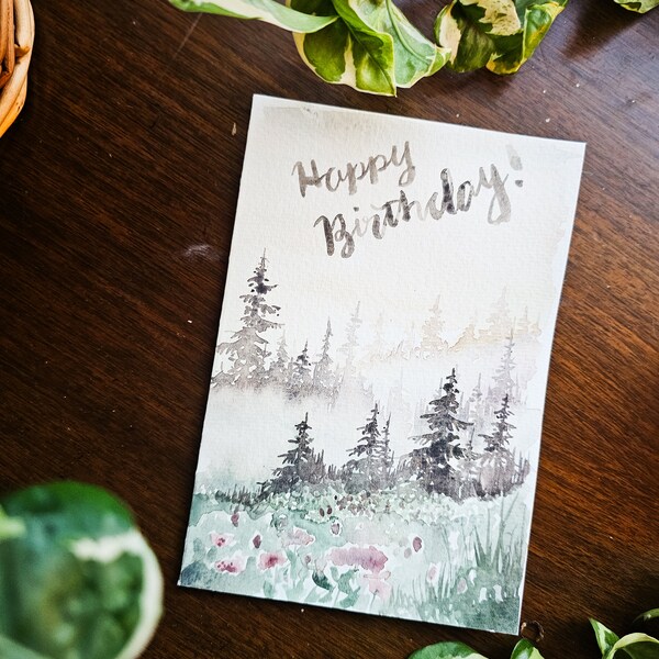 Hand Painted Greeting Cards - Etsy