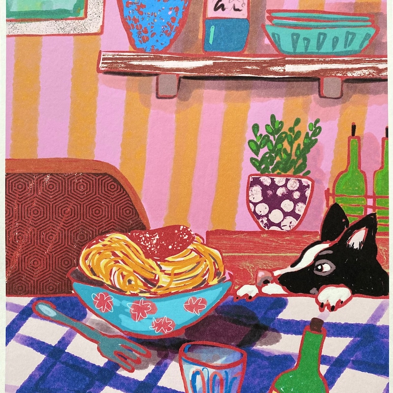 Spaghetti Dog - Etsy