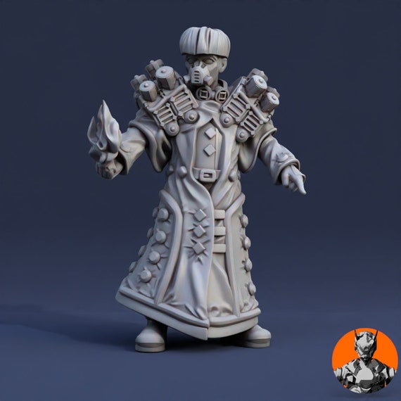 Pyromancer Steam Punk/ Sci-fi/ Artificer | Etsy