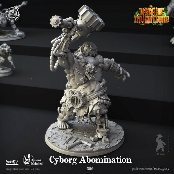 Cyborg Abomination-cast and Play - Etsy
