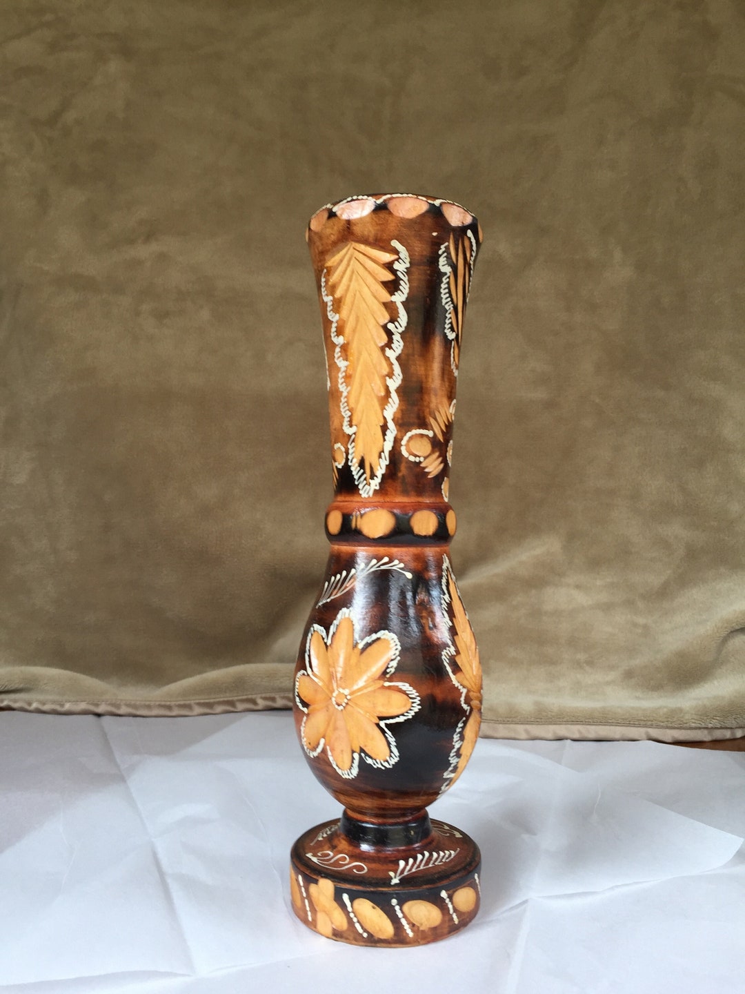 Vintage, Hand-carved Wooden Decor - Etsy