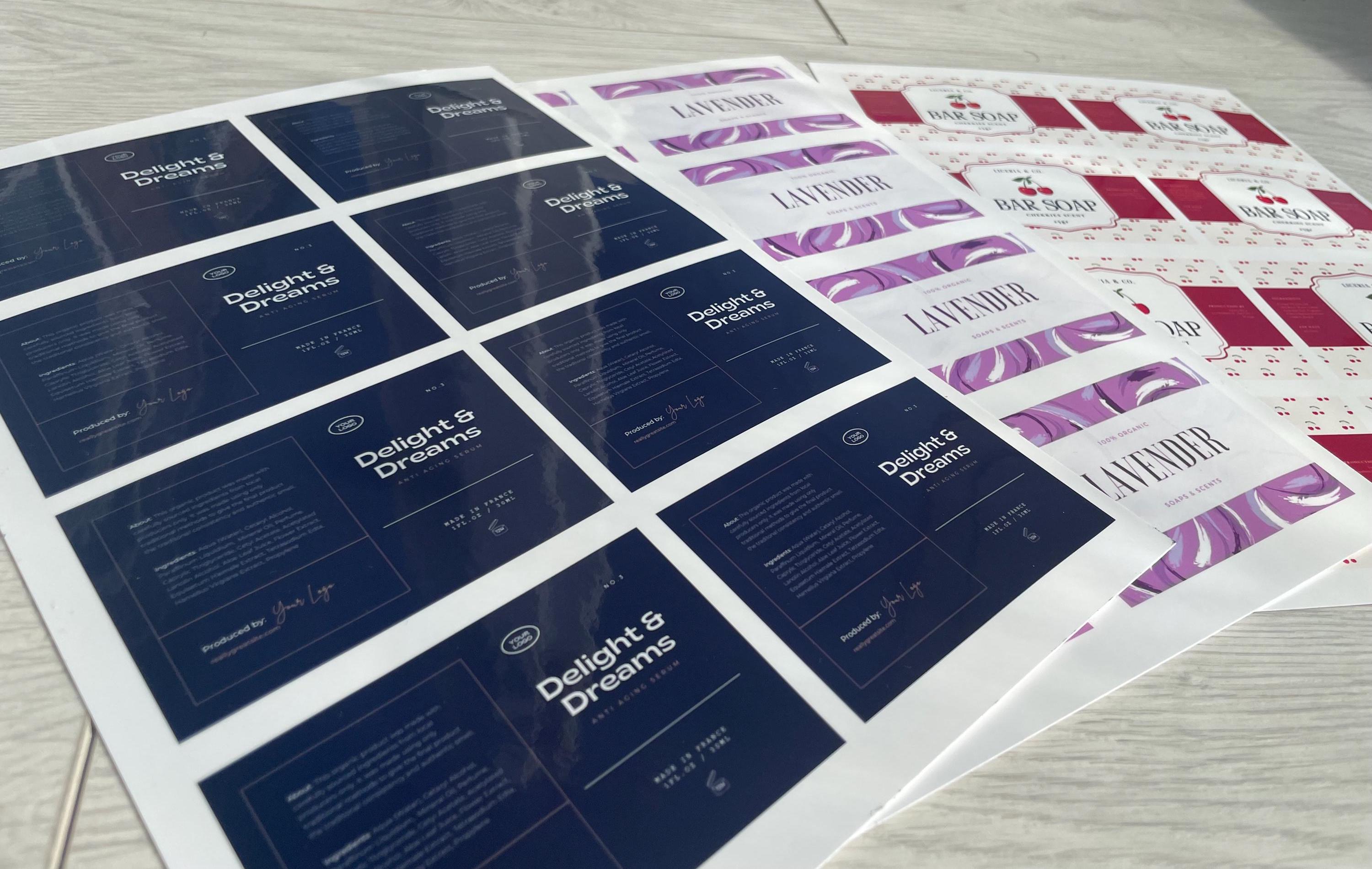 Custom Batch Label Stickers – for Businesses or Personal Use | Any Size ...