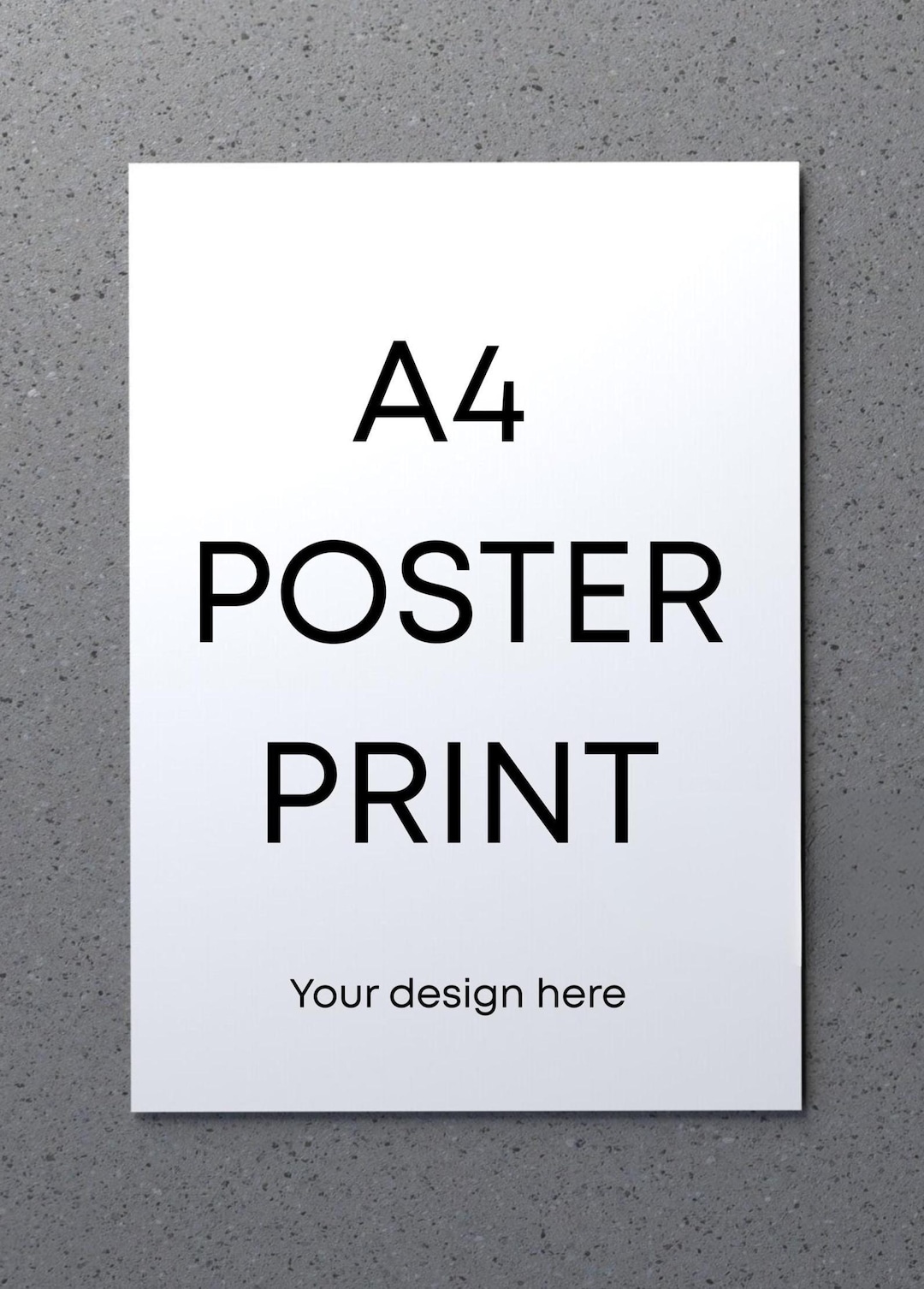 Custom A4 Poster Printing: Matte or Glossy Finish - Etsy UK