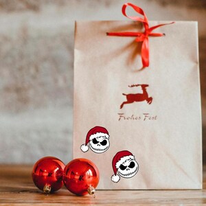 Jack Skellington Christmas Sticker Pack 5 Pack - Etsy