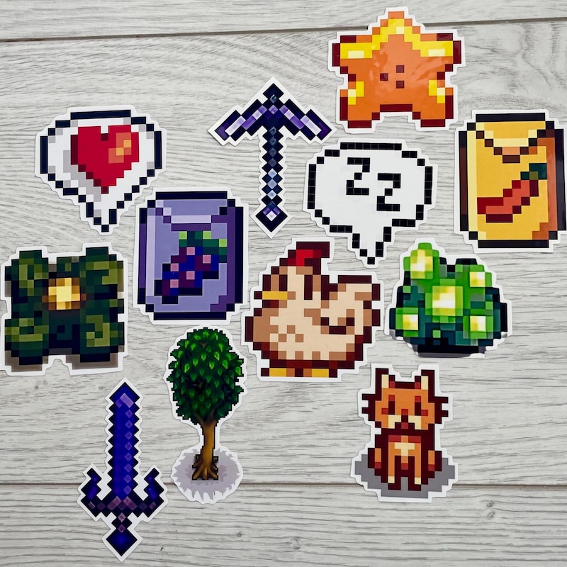 Stardew Valley Stickers - Etsy