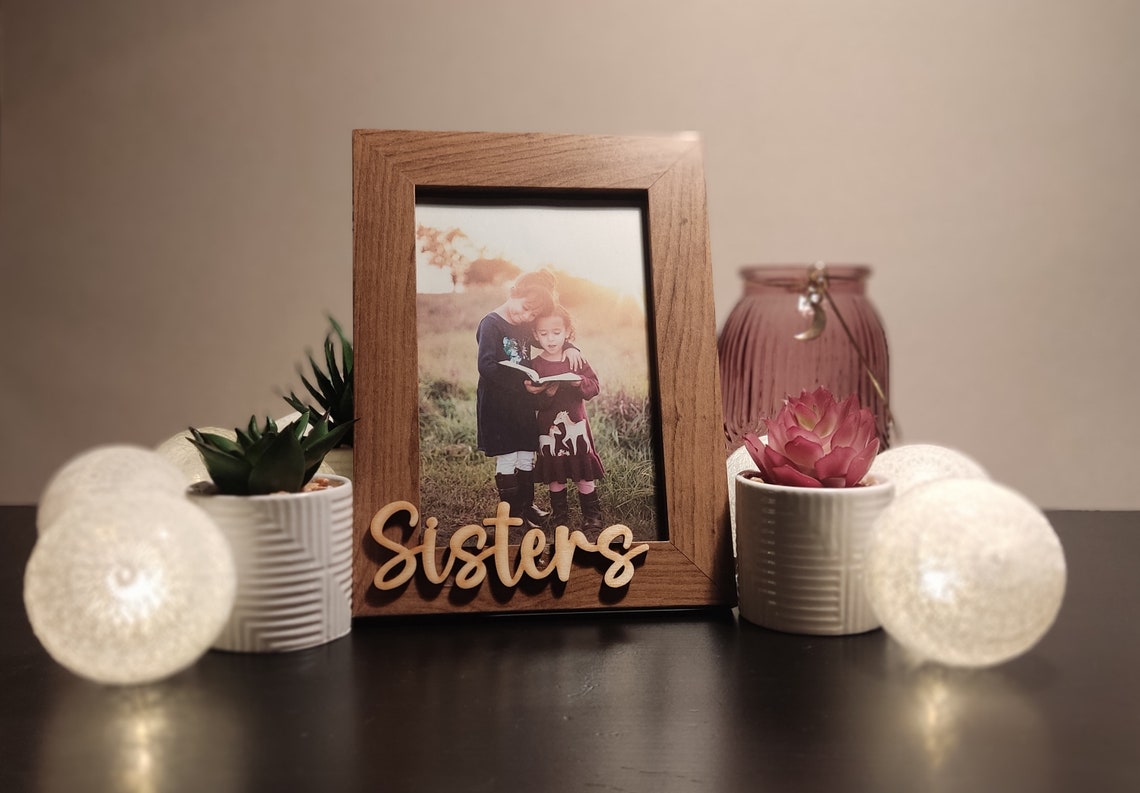 SISTERS Picture Frame 6''X4'' 10X15 Cm Sweet - Etsy
