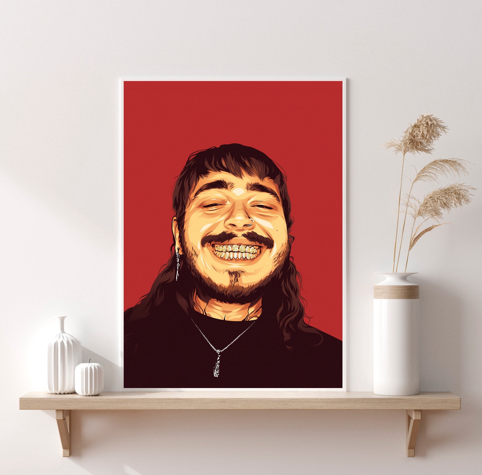 Post Malone Canvas Poster Home Decor No