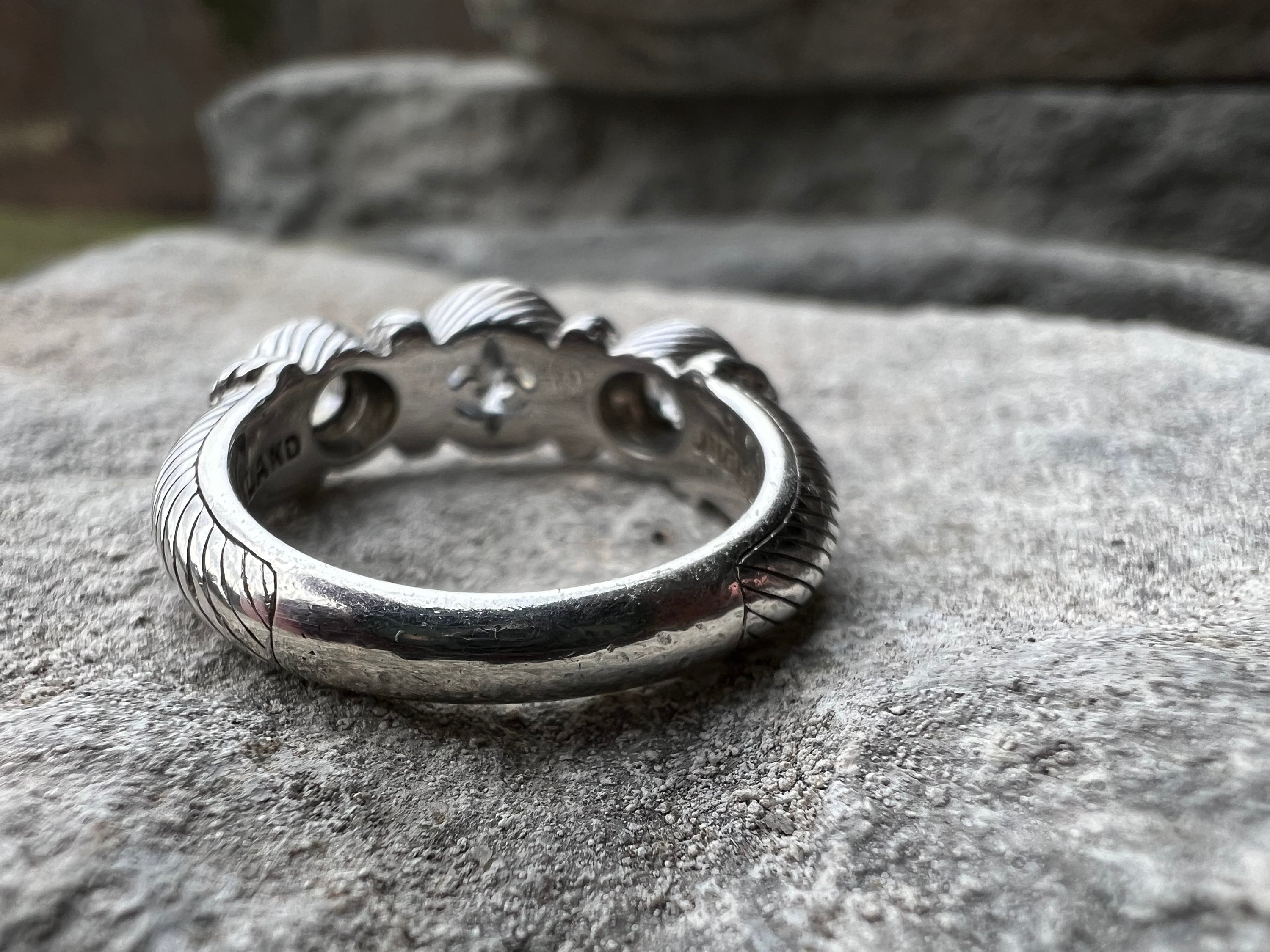 Judith Ripka Three Stone CZ Ring Sterling Silver Size 6 - Etsy