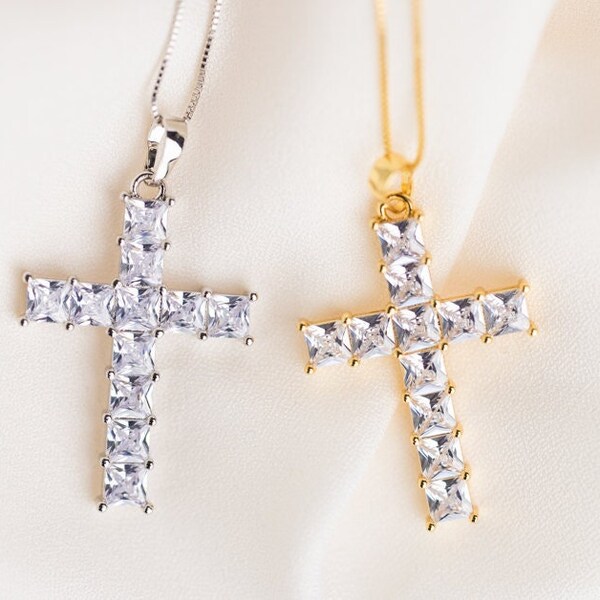 Swarovski Cross - Etsy