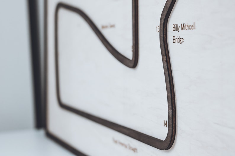 Road America Race Track, Wall Decor, Gift Birthday Christmas Present F1 ...