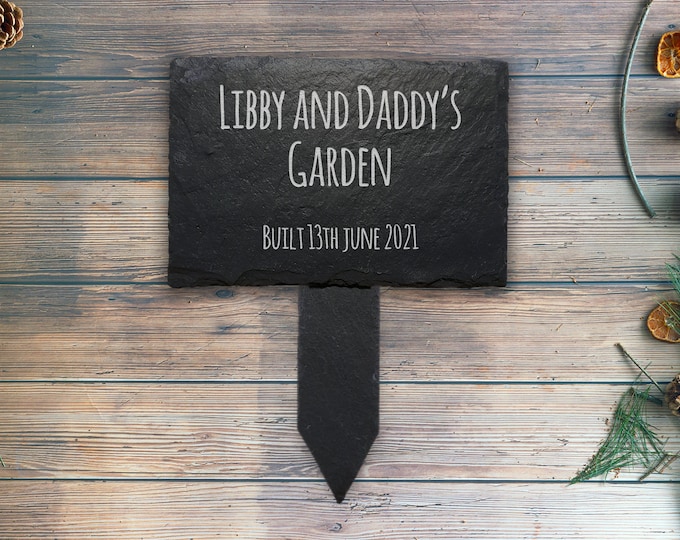 Personalised Allotment Sign Metal Garden Vegetable Patch Wall Door ...