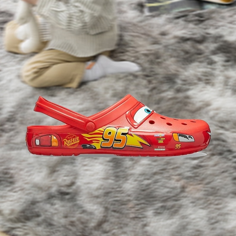 Crocs Classic Clog Lightning Mcqueen Comfortable Lightning Mcqueen ...