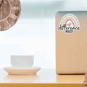 Difference Maker Sticker Teacher Sticker School Sticker | Etsy