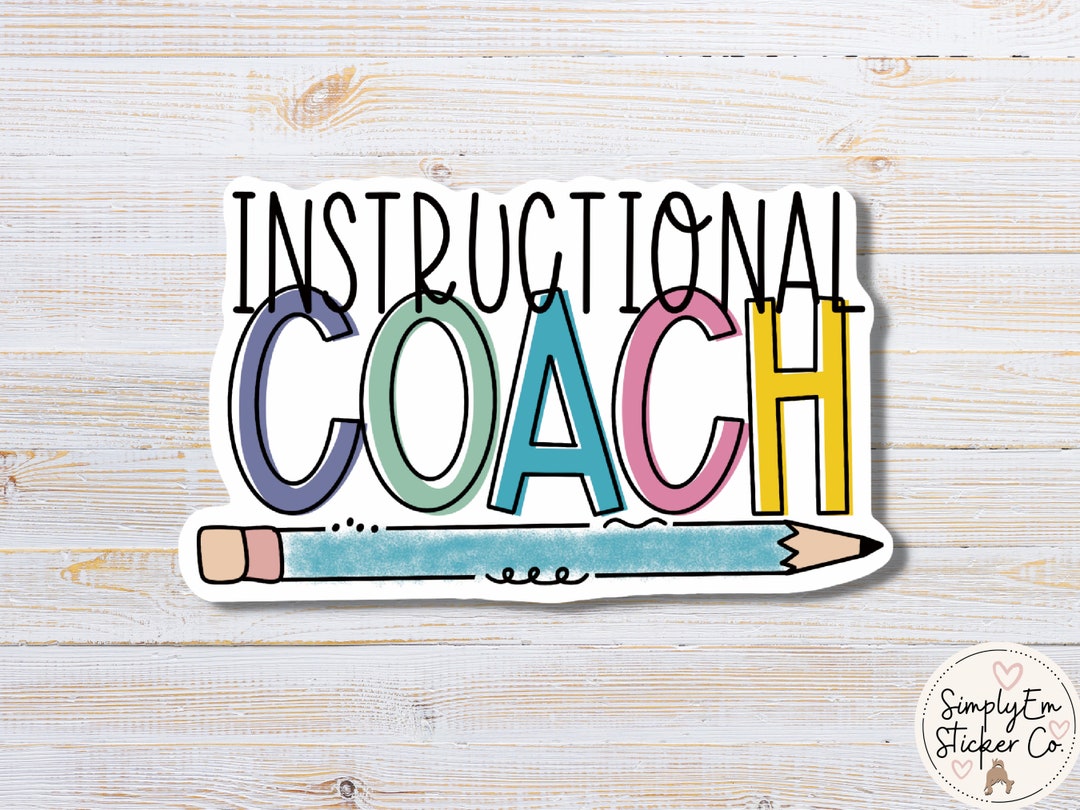 BRIGHT Instructional Coach Sticker | Teacher Sticker | Academic ...
