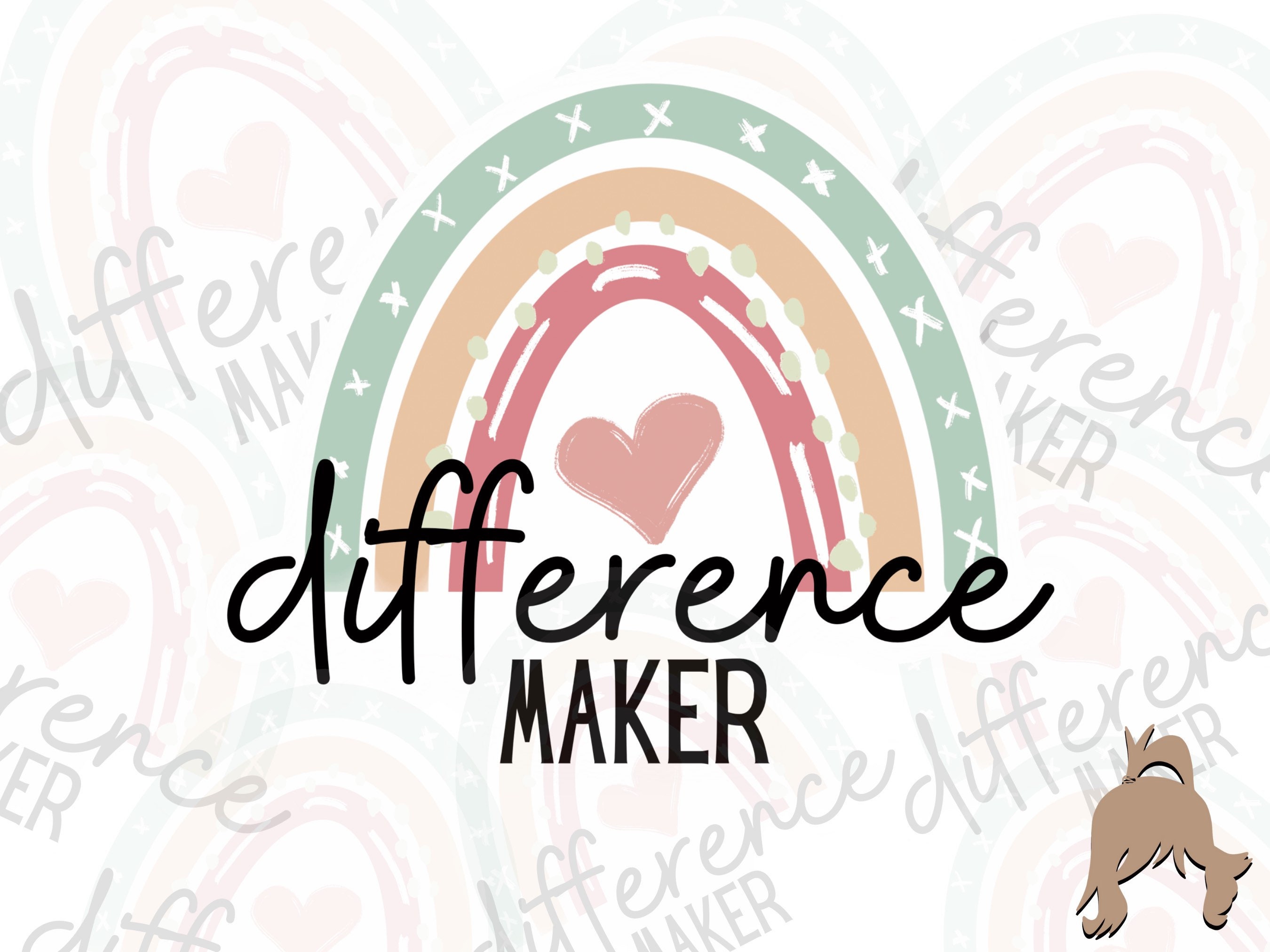 Difference Maker Sticker Teacher Sticker School Sticker - Etsy