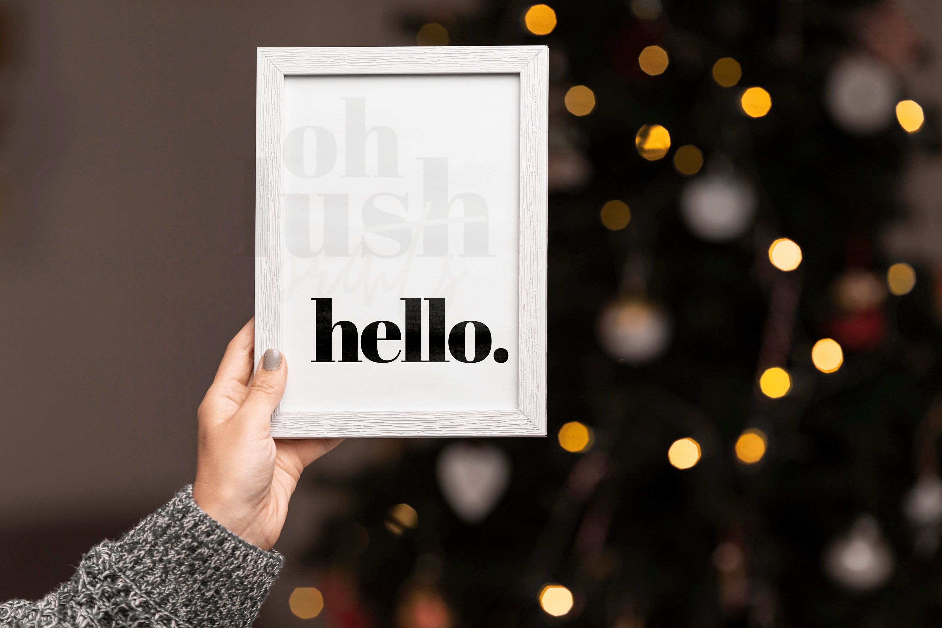 Hello Print Hallway Prints Hallway Decor Hello Sign For Etsy Uk
