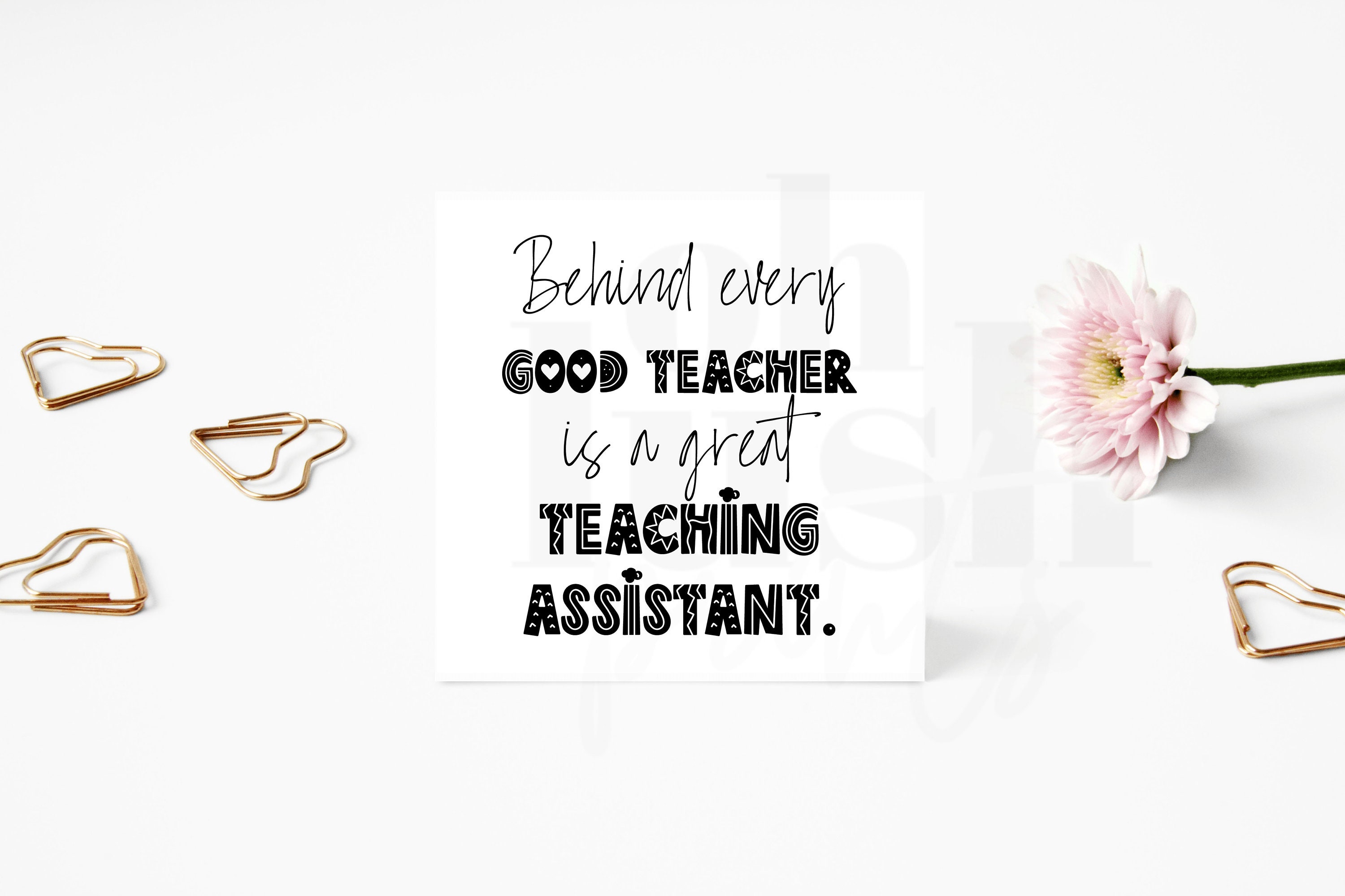 Teacher Card UK, Teaching Assistant Gift From Teacher, Teaching ...