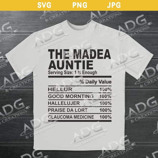 Madea Svg - Etsy