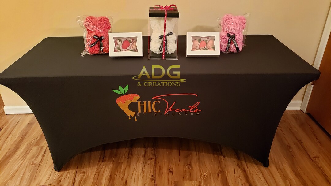 Custom Personalized Tablecloth [promotional] for Logos, Vending Trade ...