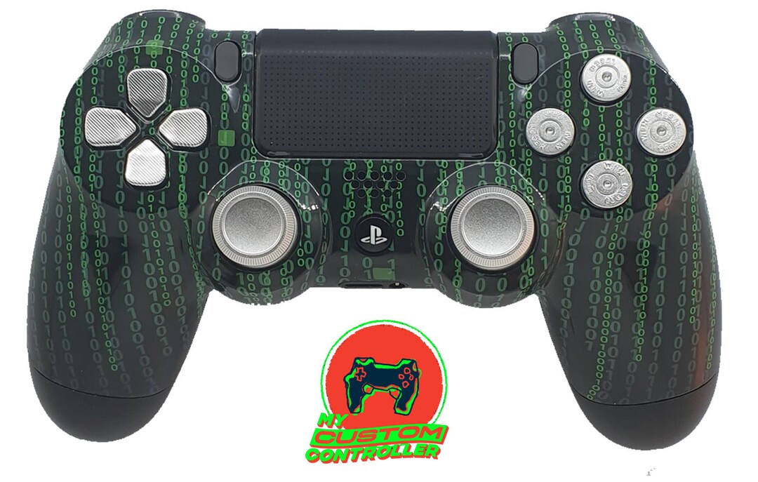 Sony Dualshockv2 Controller Custom Matrix Shell and Silver - Etsy