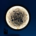 Moonlight LED Wall Painting, Personalized Gift,moon Wall Decor ...