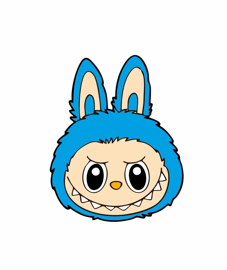 Labubu Painting Set, Laser Cut File, Labubu Svg Dxf Pdf Digital ...