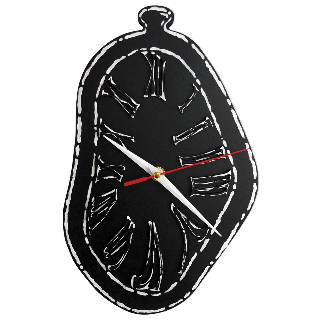 Surreal Melting Distorted Wall Clocks, Surrealist Salvador Dali Style ...