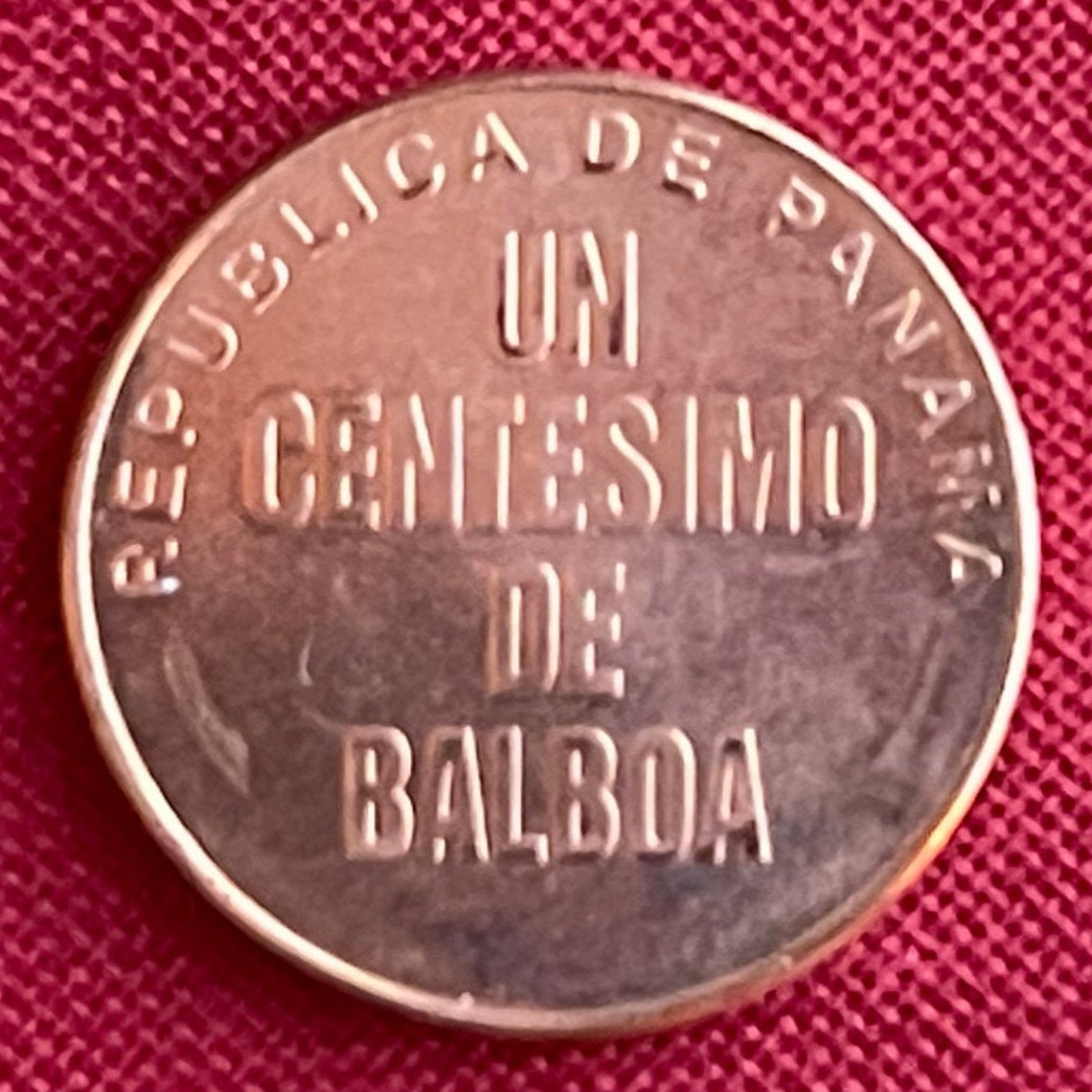 Chief Urracá 1 Centesimo Panama Authentic Coin Money for Jewelry and ...