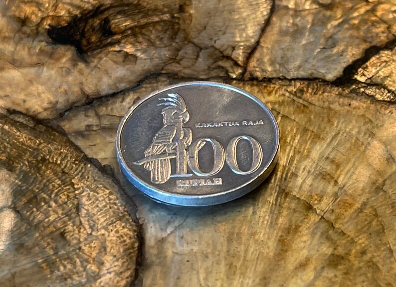 Garuda & Cockatoo Indonesian Authentic Coin Money Rupiah for Jewelry ...