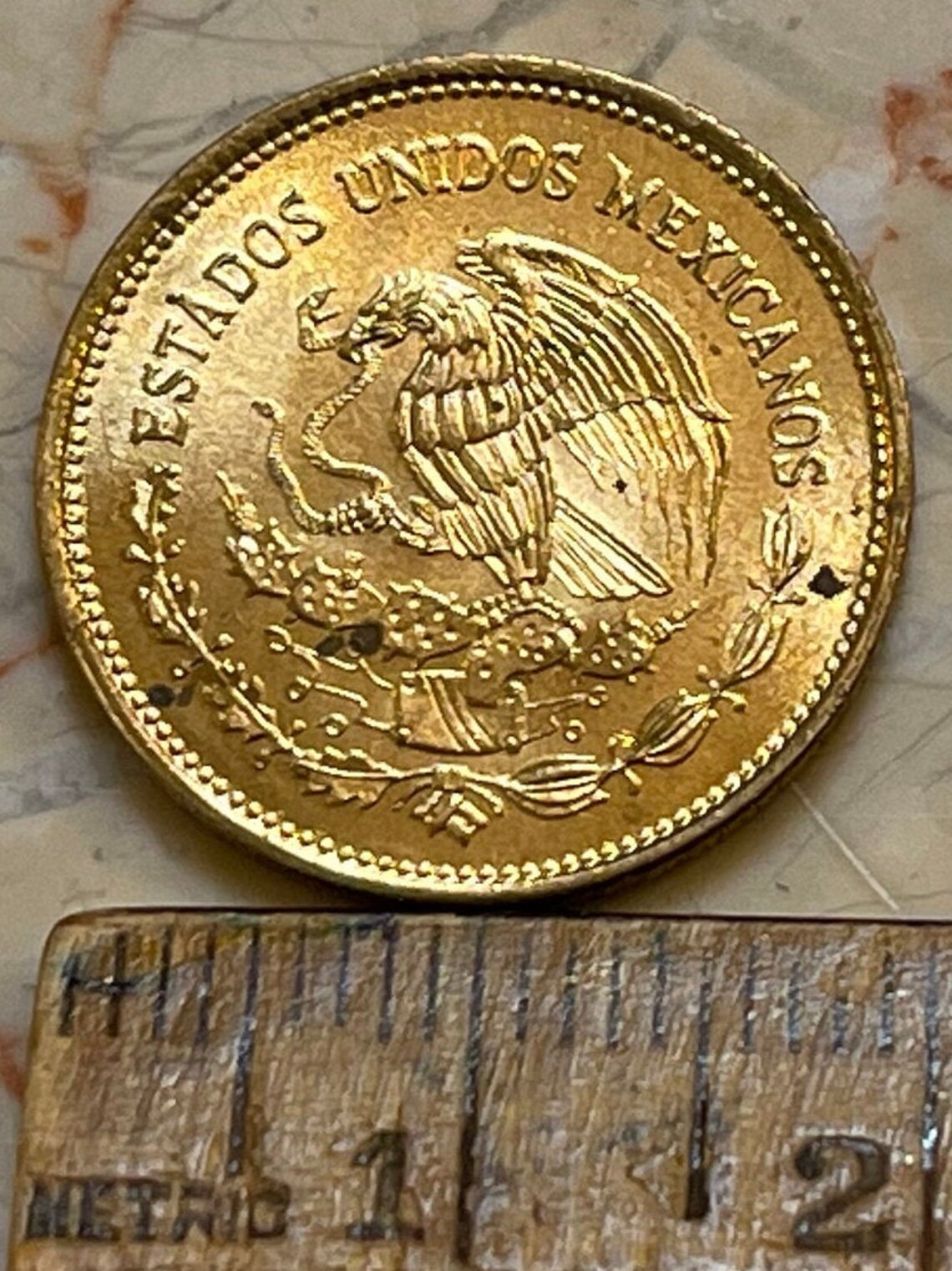 Mexico 20 Centavos Coin: Olmec Head & Eagle, Craft Jewelry (20mm) - Etsy