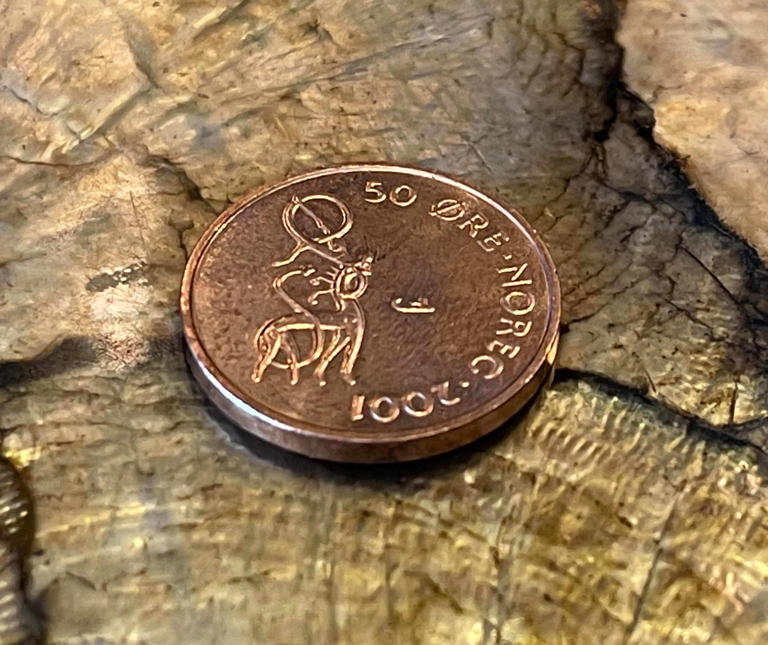 Nidhogg Dragon & Crown Norwegian Authentic Coin Money Øre for - Etsy