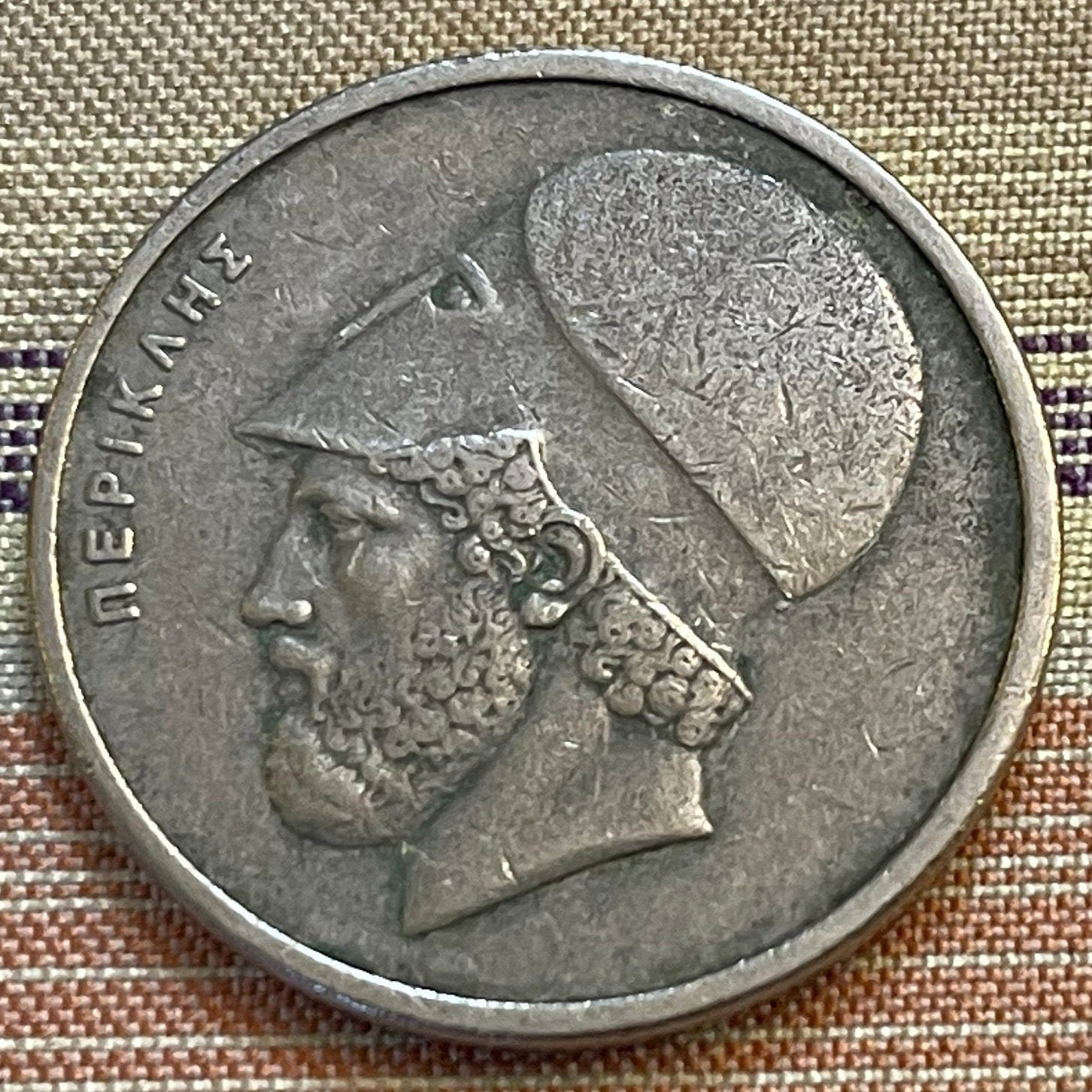 Parthenon & Pericles 20 Drachmai Greece Authentic Coin Money | Etsy