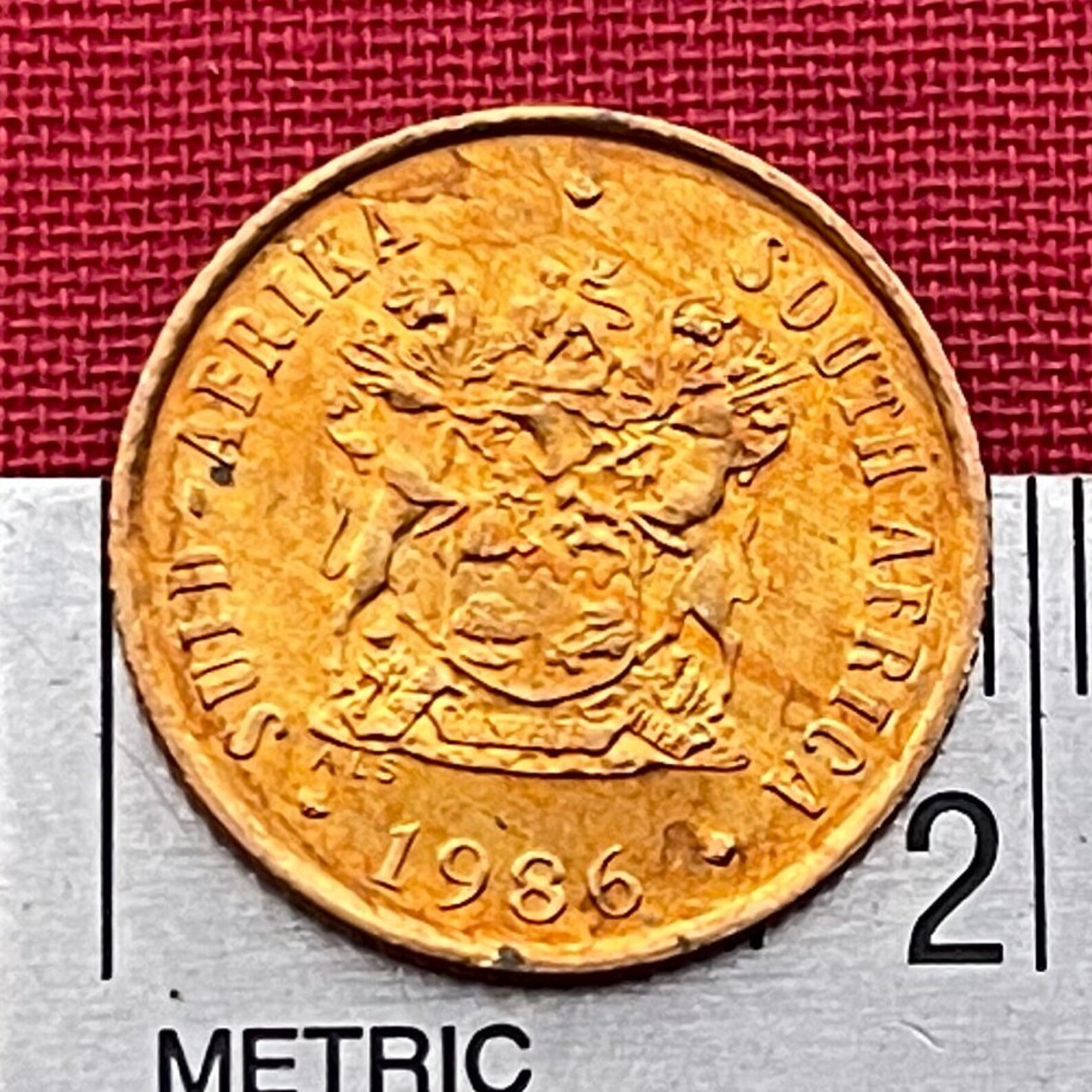 Cape Sparrows 1 Cent South Africa Authentic Coin Money for - Etsy