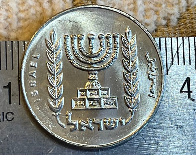 Kinnor Lyre 25 Agorot Israel Authentic Coin Money for Jewelry | Etsy