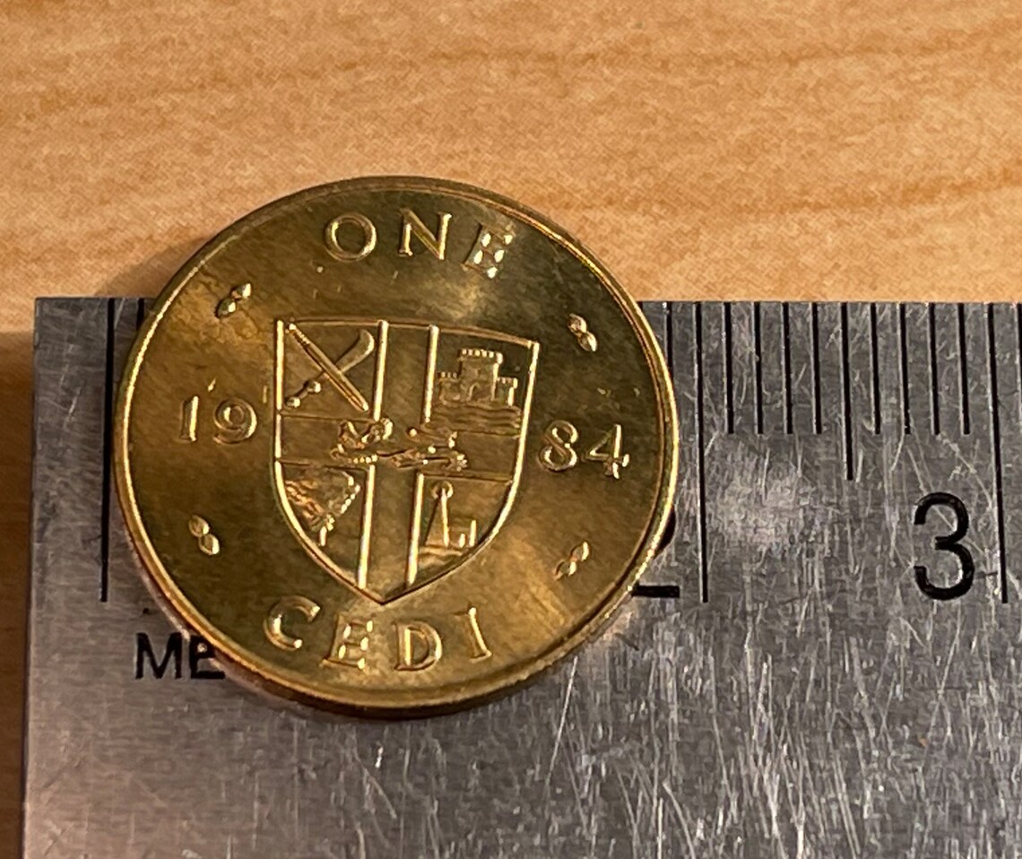 Cowry Shell Freedom & Justice Ghana Authentic Coin Money Cedi | Etsy