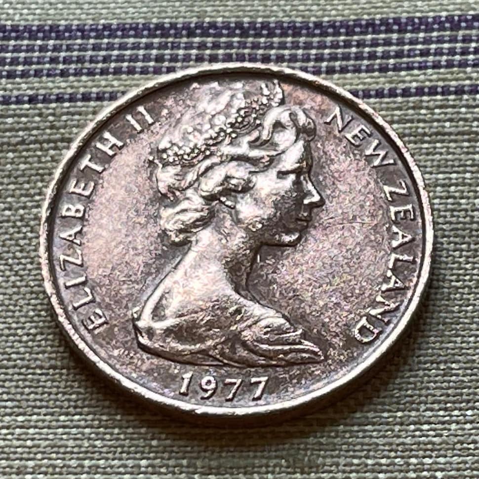 Kowhai Flowers 2 Cents New Zealand Authentic Coin Money for Jewelry and ...