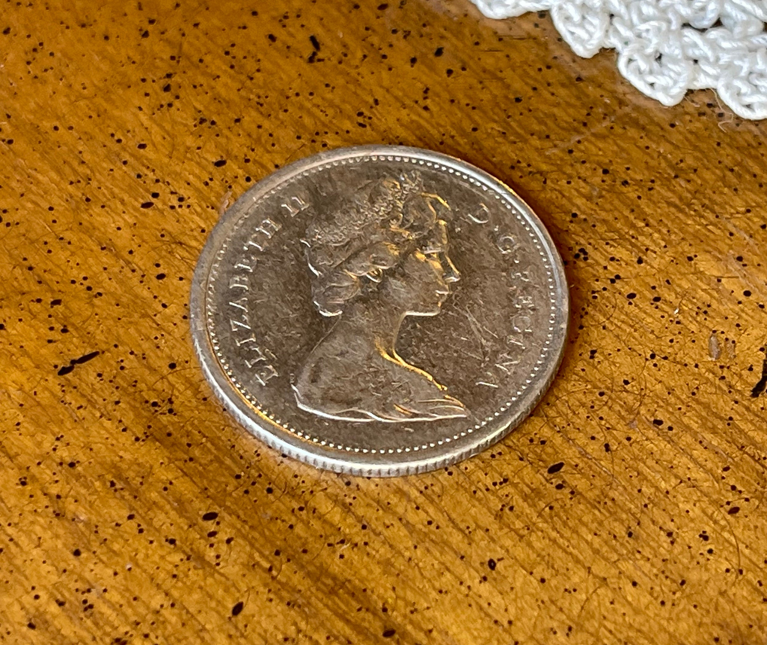 Caribou & Queen Elizabeth Canadian Authentic Coin Money for | Etsy