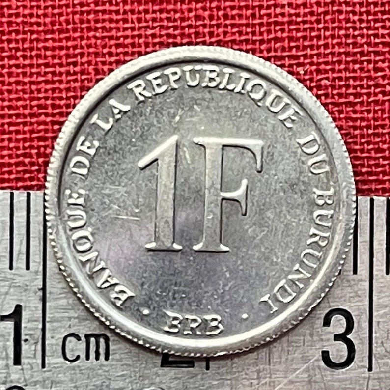 Roaring Lion & Spears 1 Franc Burundi Authentic Coin Money for - Etsy