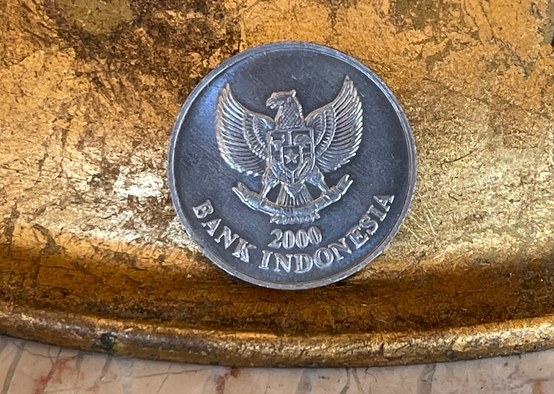 Garuda & Cockatoo Indonesian Authentic Coin Money Rupiah for Jewelry ...