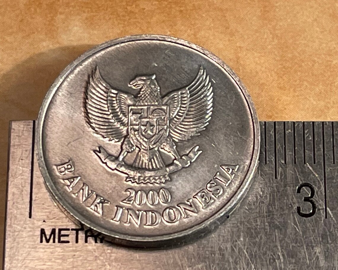 Garuda & Cockatoo Indonesian Authentic Coin Money Rupiah for Jewelry ...
