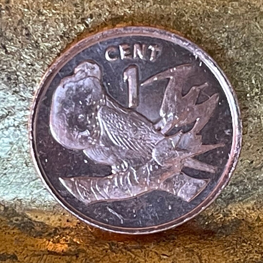 Frigate Bird Kiribati Authentic Coin Money Penny for Jewelry and Craft ...