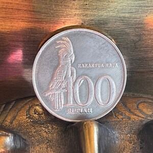 Garuda & Cockatoo Indonesian Authentic Coin Money Rupiah for Jewelry ...