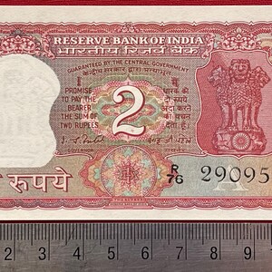 Royal Bengal Tiger & Ashoka Lion Capitol 2 Rupees India Authentic ...