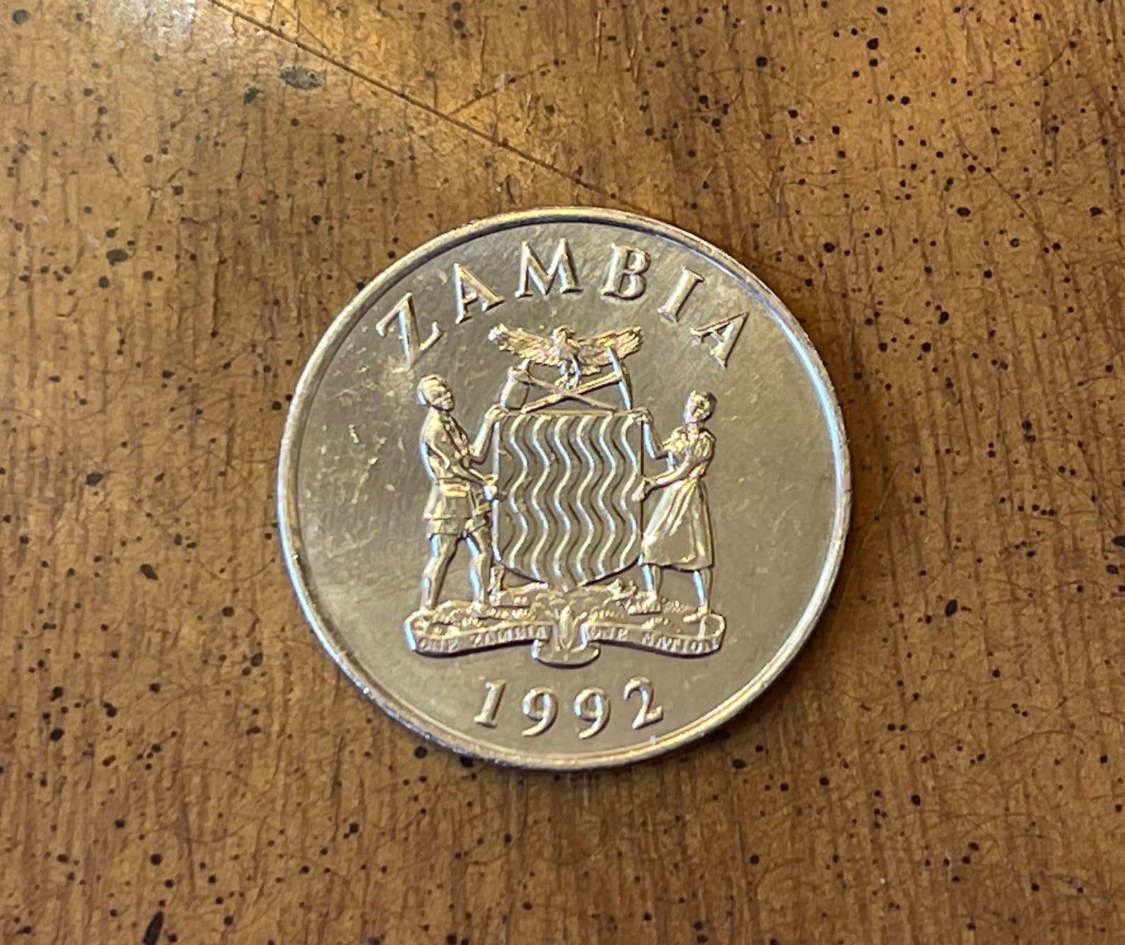 Antelope "kafue Lechwe" 50 Ngwee Zambia Authentic Coin Money for ...