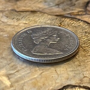 Caribou & Queen Elizabeth Canadian Authentic Coin Money for Jewelry and ...