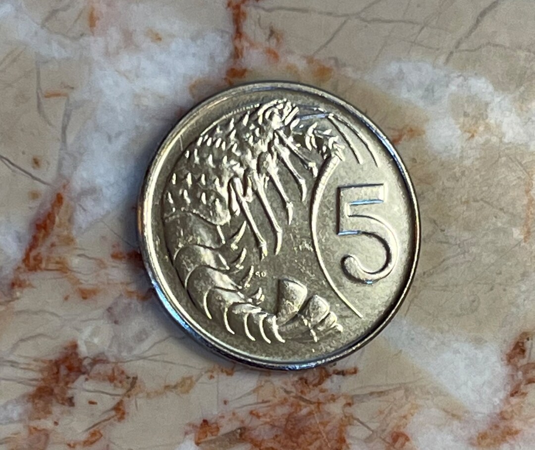 Crayfish Cayman Islands Authentic Coin Money Cent for Jewelry and Craft ...