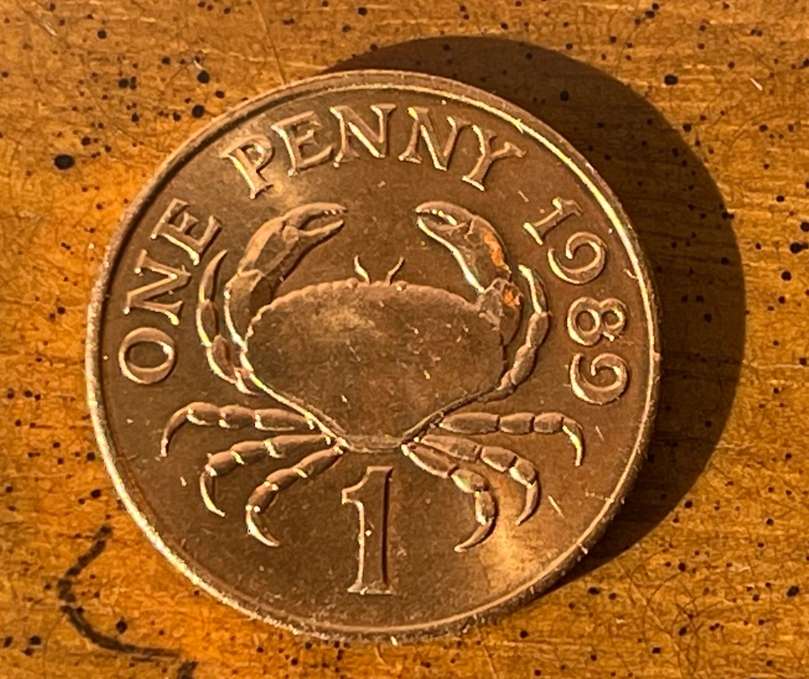 Crab Guernsey Islands Authentic Penny for Jewelry and Craft Making - Etsy