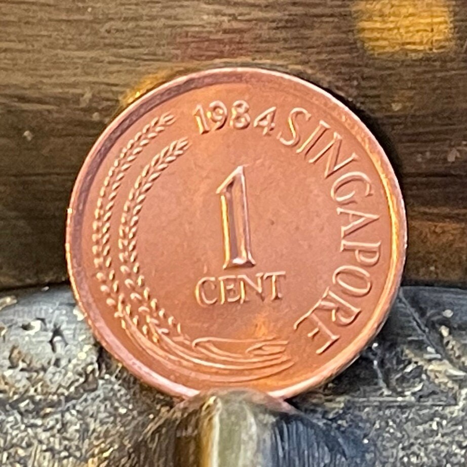 Singapore 1 Cent Coin: Public Housing & Fountain, Jewelry/craft Making ...