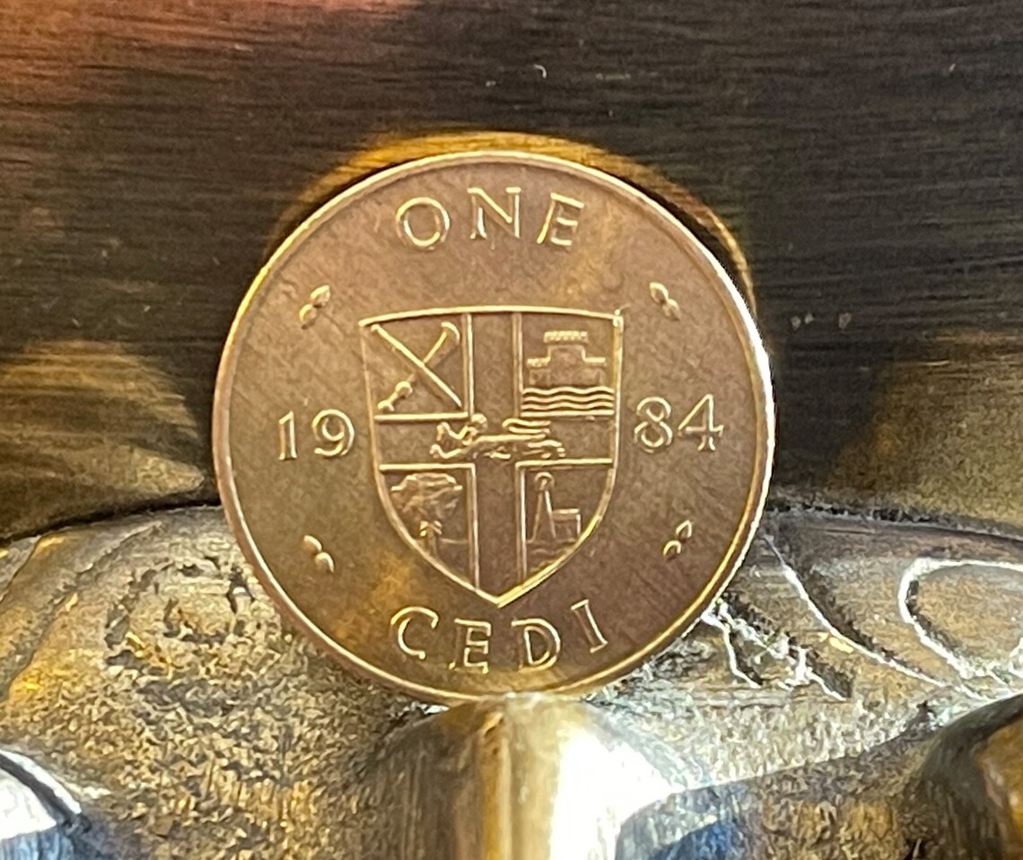Cowry Shell Freedom & Justice Ghana Authentic Coin Money Cedi | Etsy