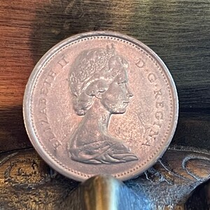 Caribou & Queen Elizabeth Canadian Authentic Coin Money for Jewelry and ...